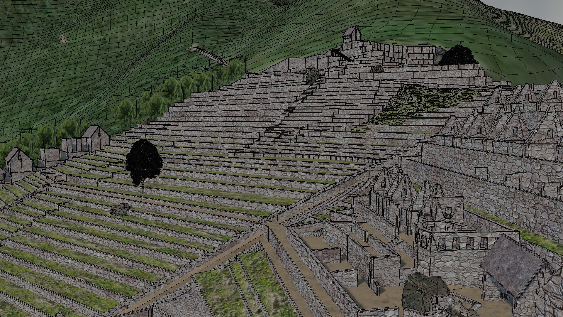 3D Machu Picchu Model - TurboSquid 1681513