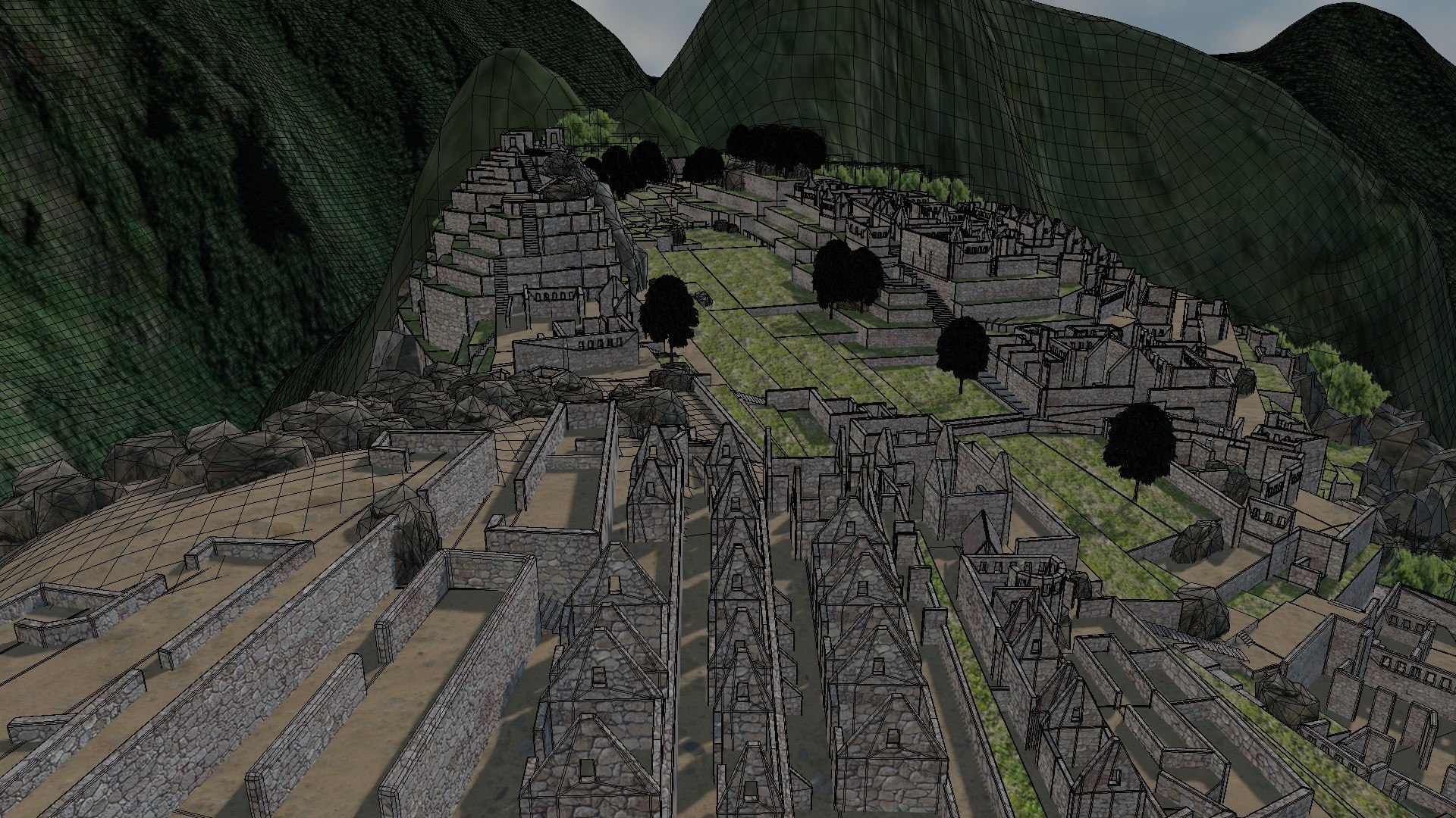 3D Machu Picchu Model - TurboSquid 1681513
