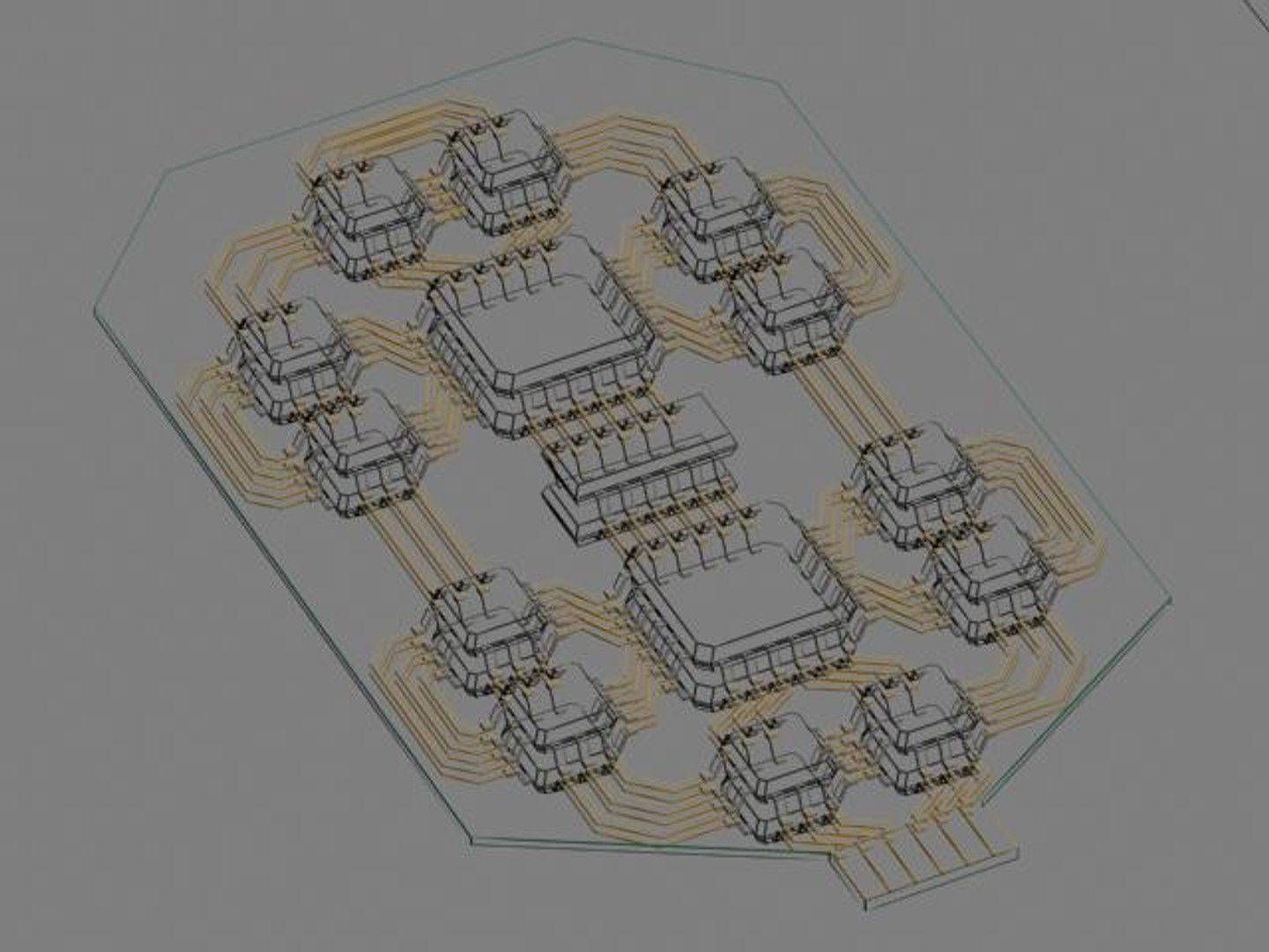 Ic Micro Processing Unit 3ds
