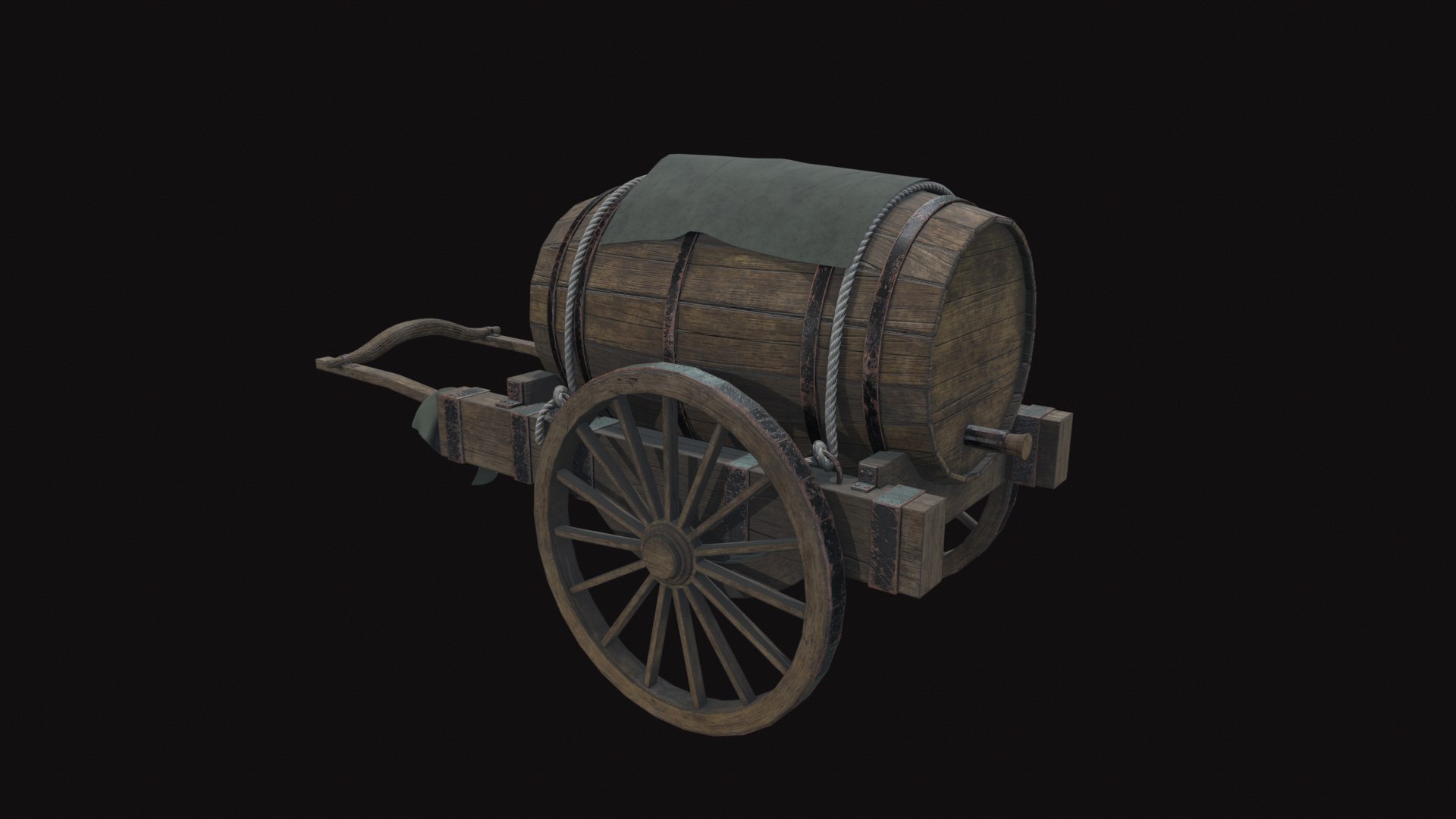 Medieval Carriage 17 3D Model - TurboSquid 2306607
