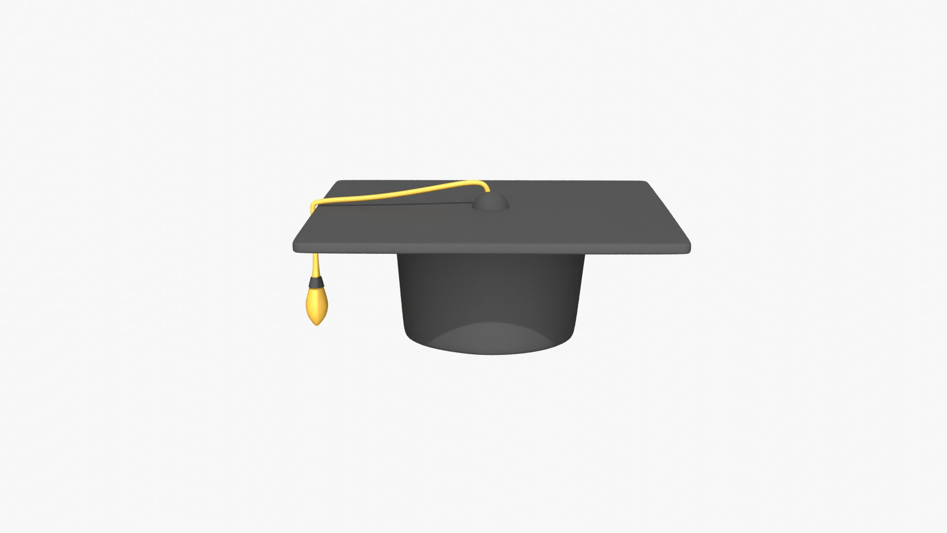 3D Cartoon Graduation Cap - TurboSquid 2239989