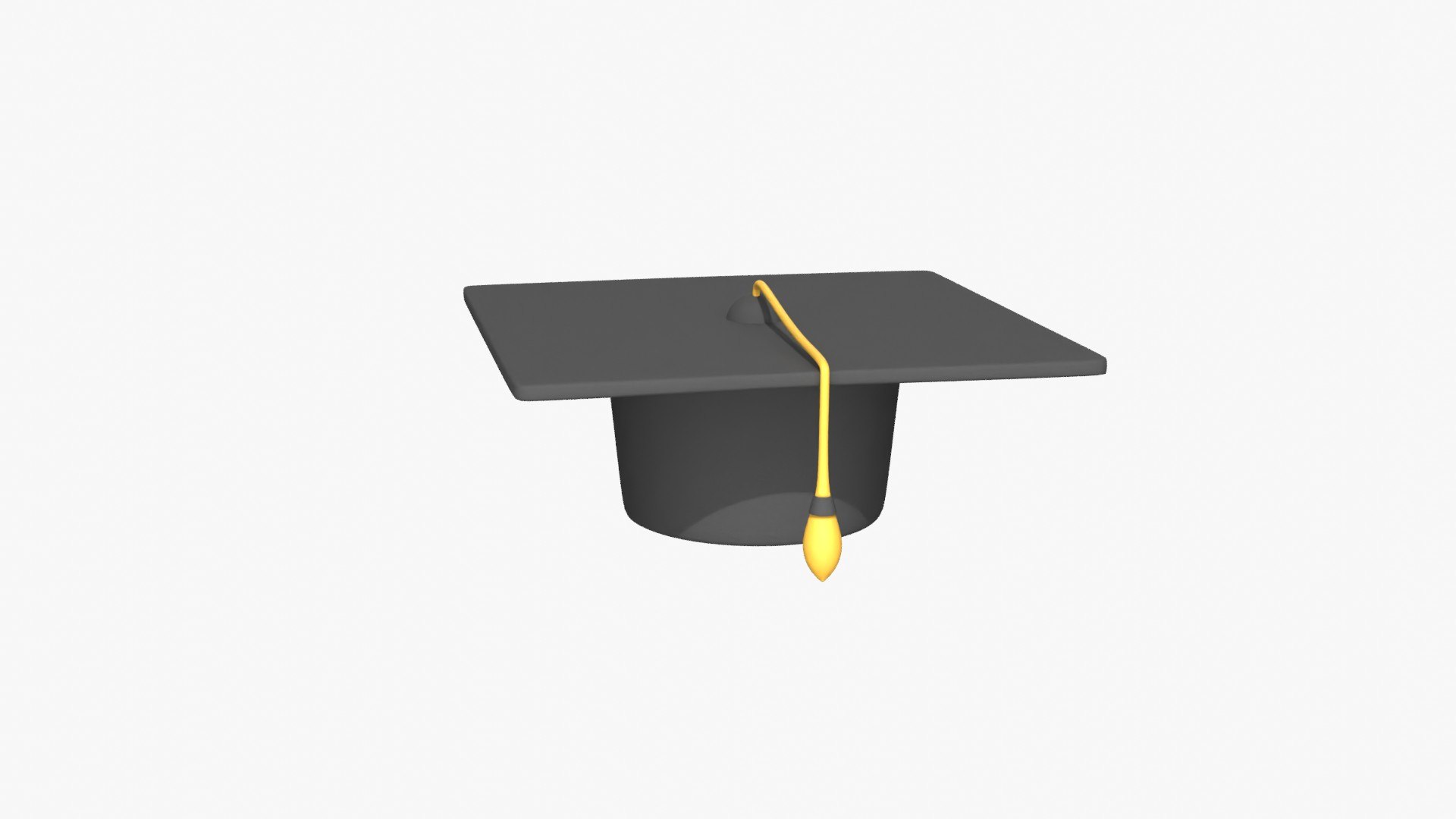 3D Cartoon Graduation Cap - TurboSquid 2239989