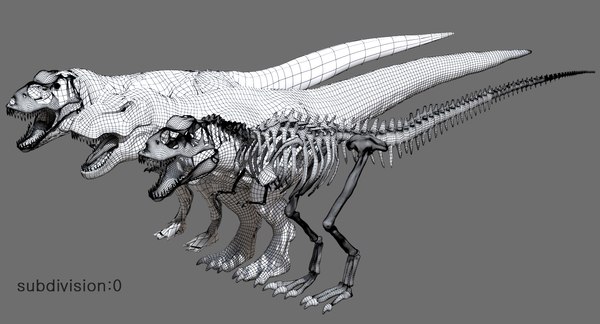 Muscle t rex 3D model - TurboSquid 1386225