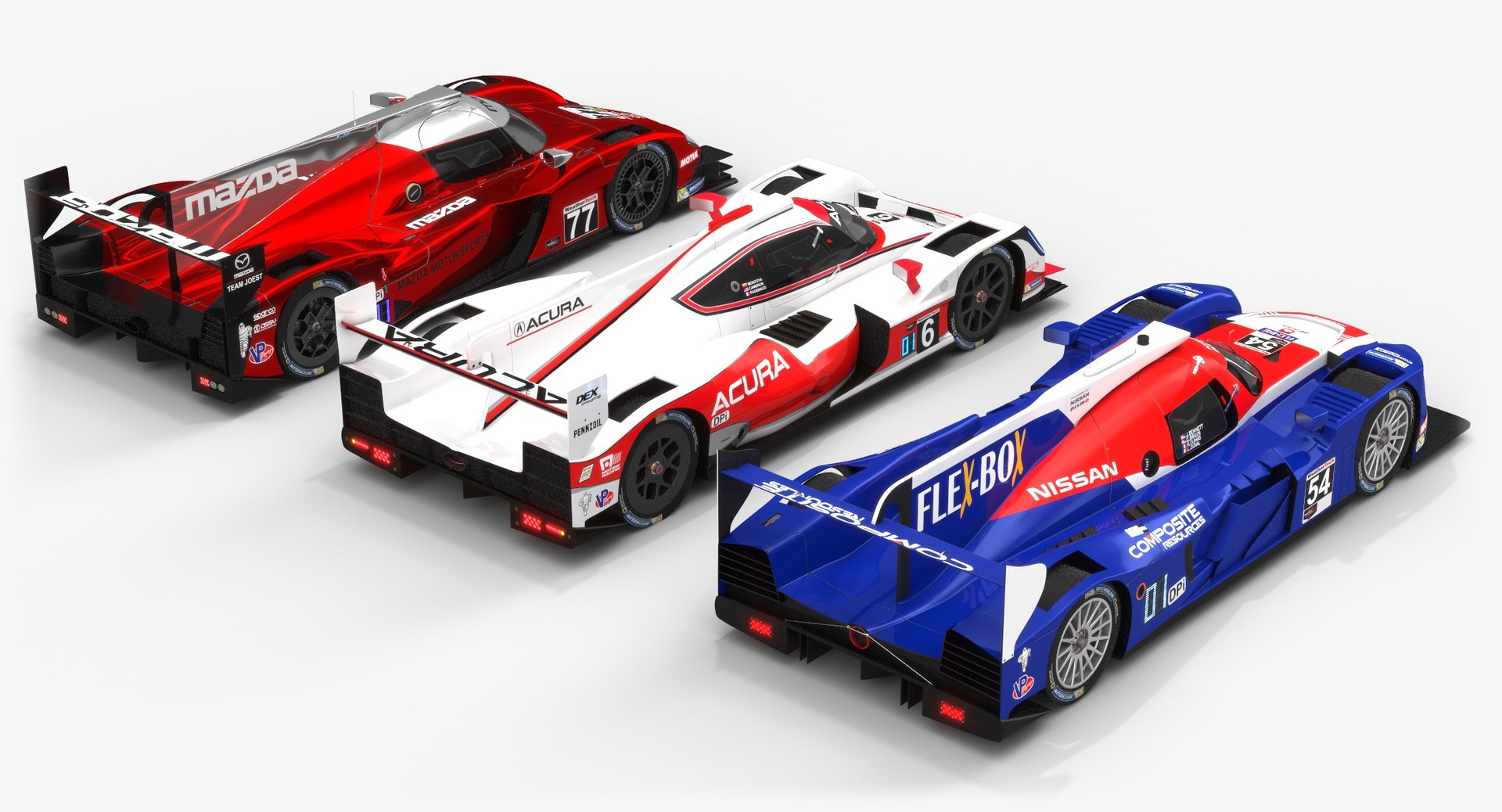 3D race car imsa lmp1 model - TurboSquid 1425537