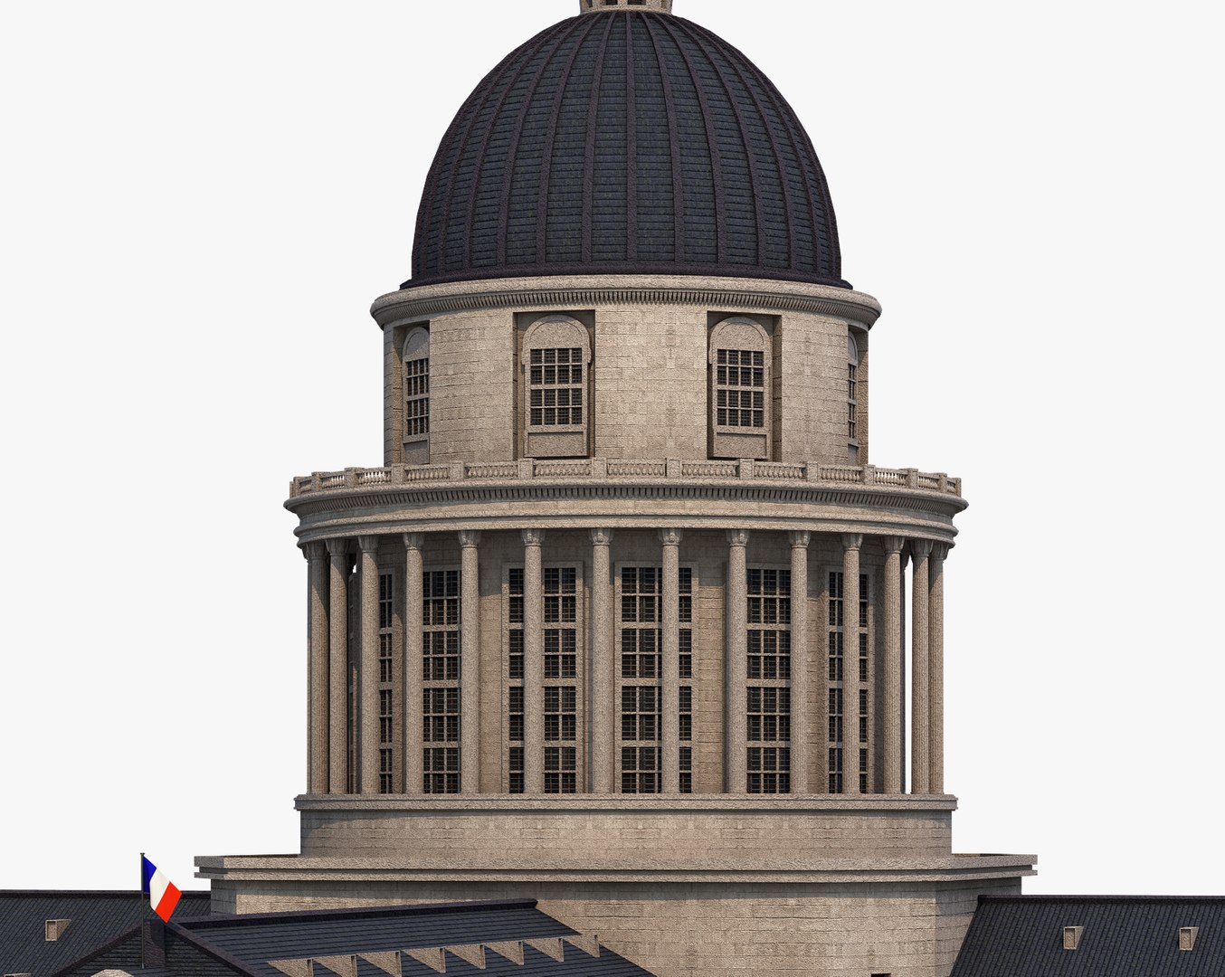 3D Pantheon Paris Model - TurboSquid 1680692