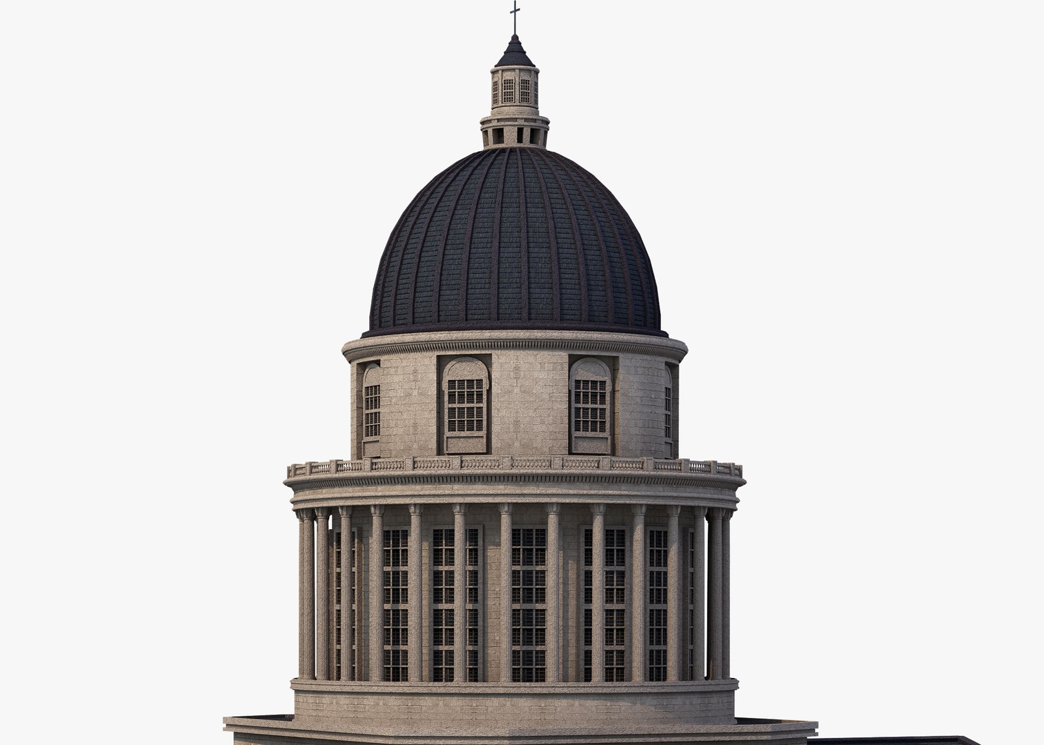 3D Pantheon Paris Model - TurboSquid 1680692