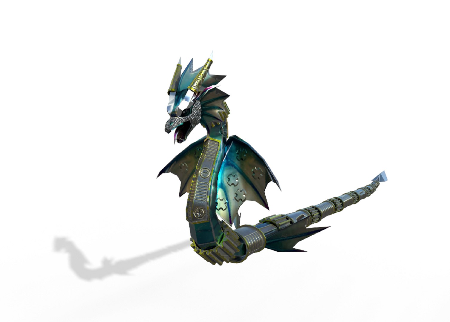 3D Dragon Warrior Snake - TurboSquid 1718564