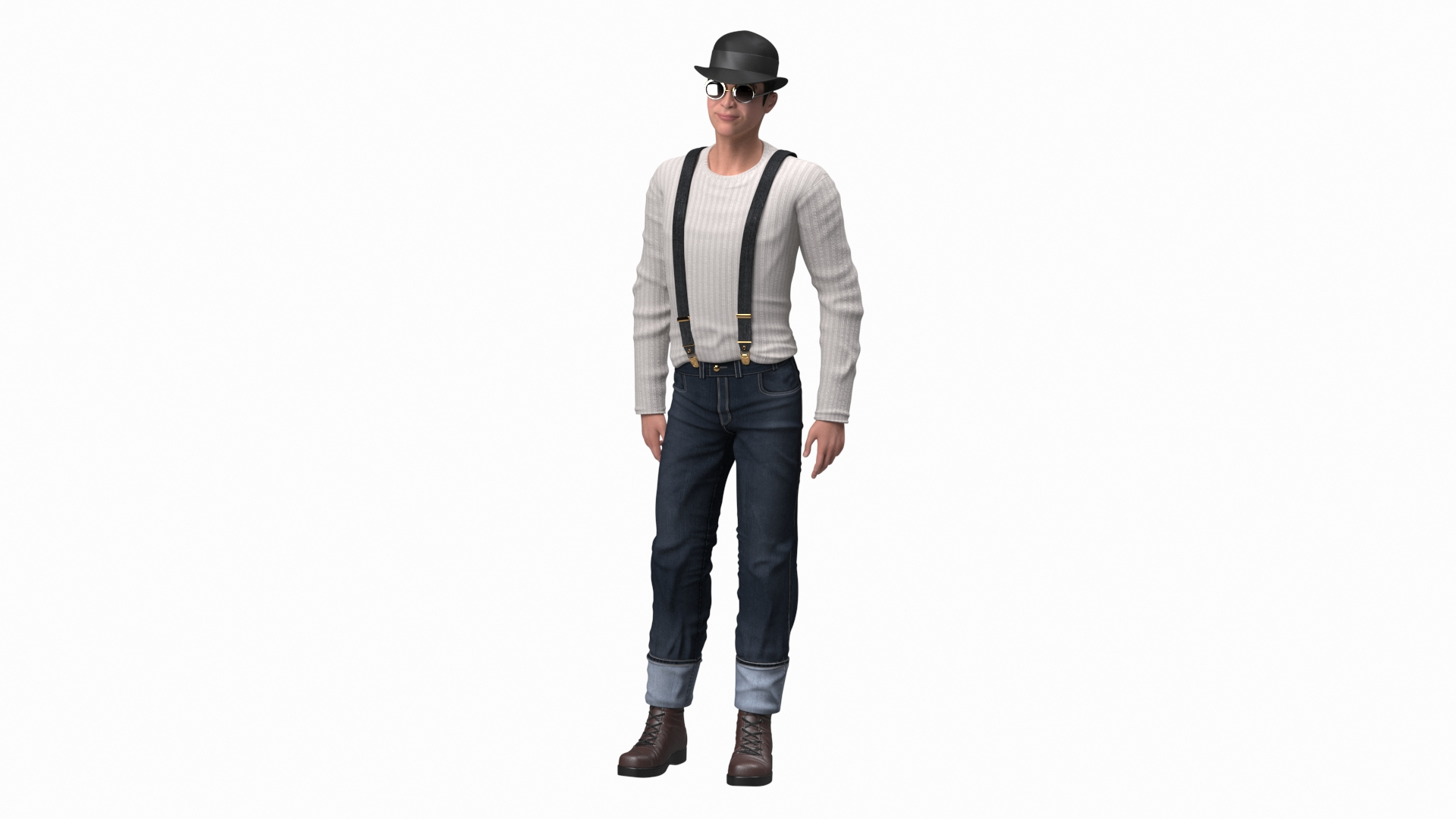 3D Fashionable Chinese Man Model - TurboSquid 1865747