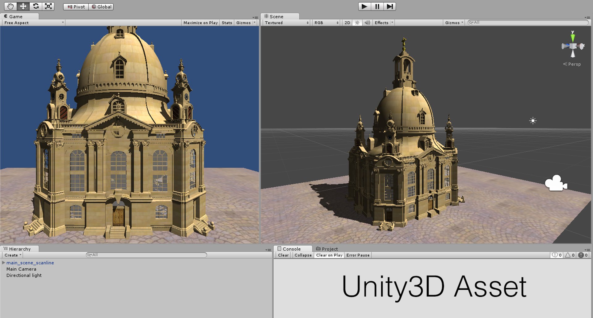 V-ray Corona Unity3d Dresden 3d Model