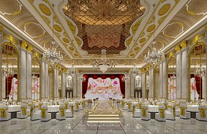 3D Wedding-Hall Models | TurboSquid