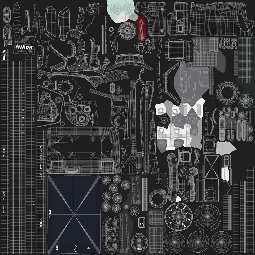 NIKON Z50 CAMERA 3D - TurboSquid 2298539