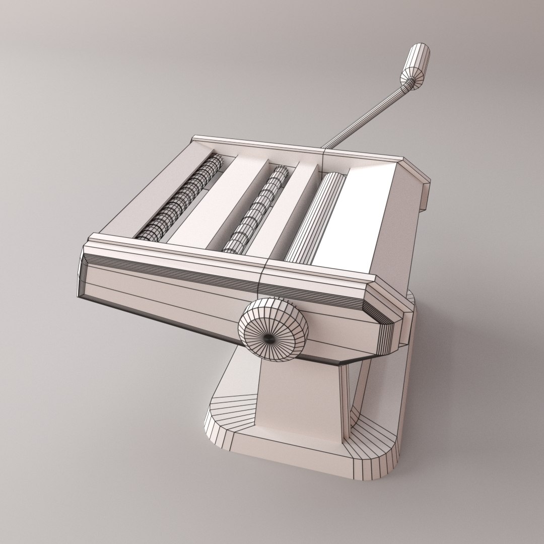Noodle Machine 3D Model - TurboSquid 1549352
