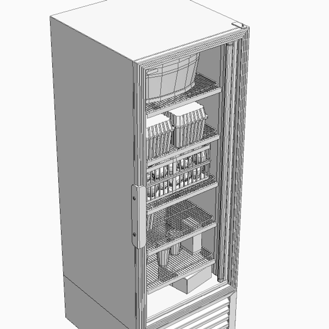 Refrigerator 3d Model