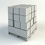 3d Pallets Boxes Model