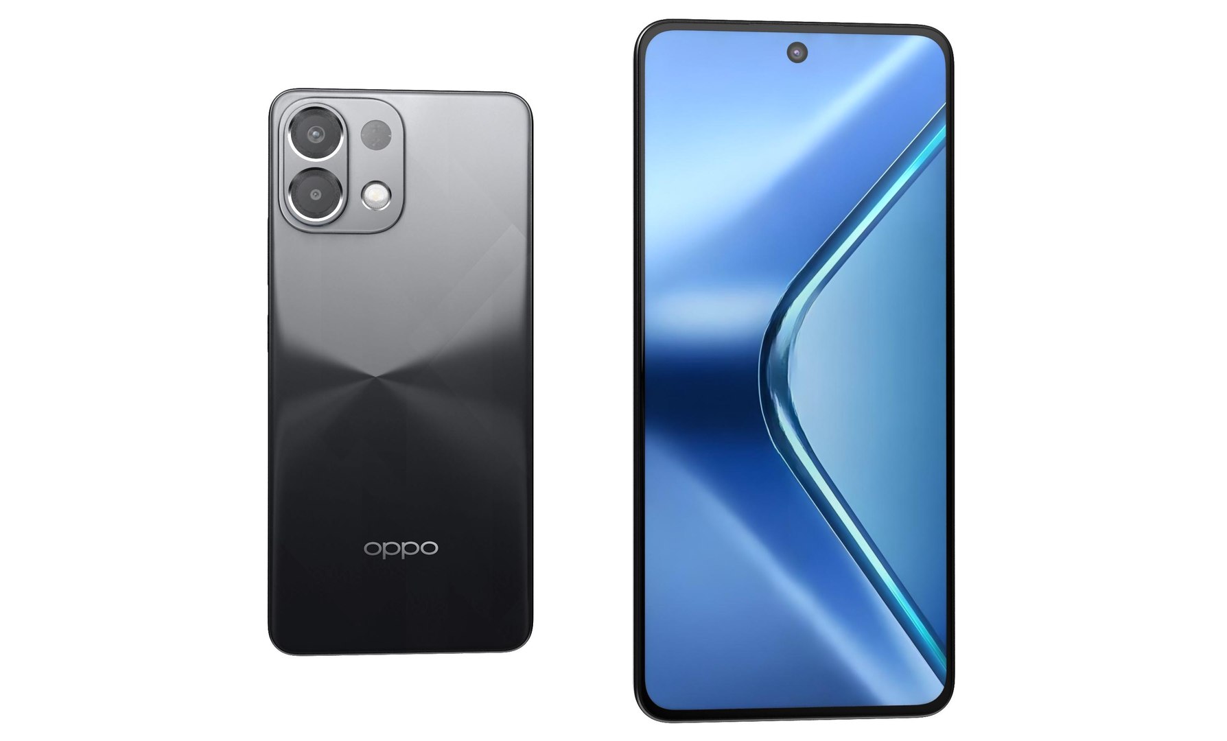 OPPO K12s Prism Black Model - TurboSquid 2398349