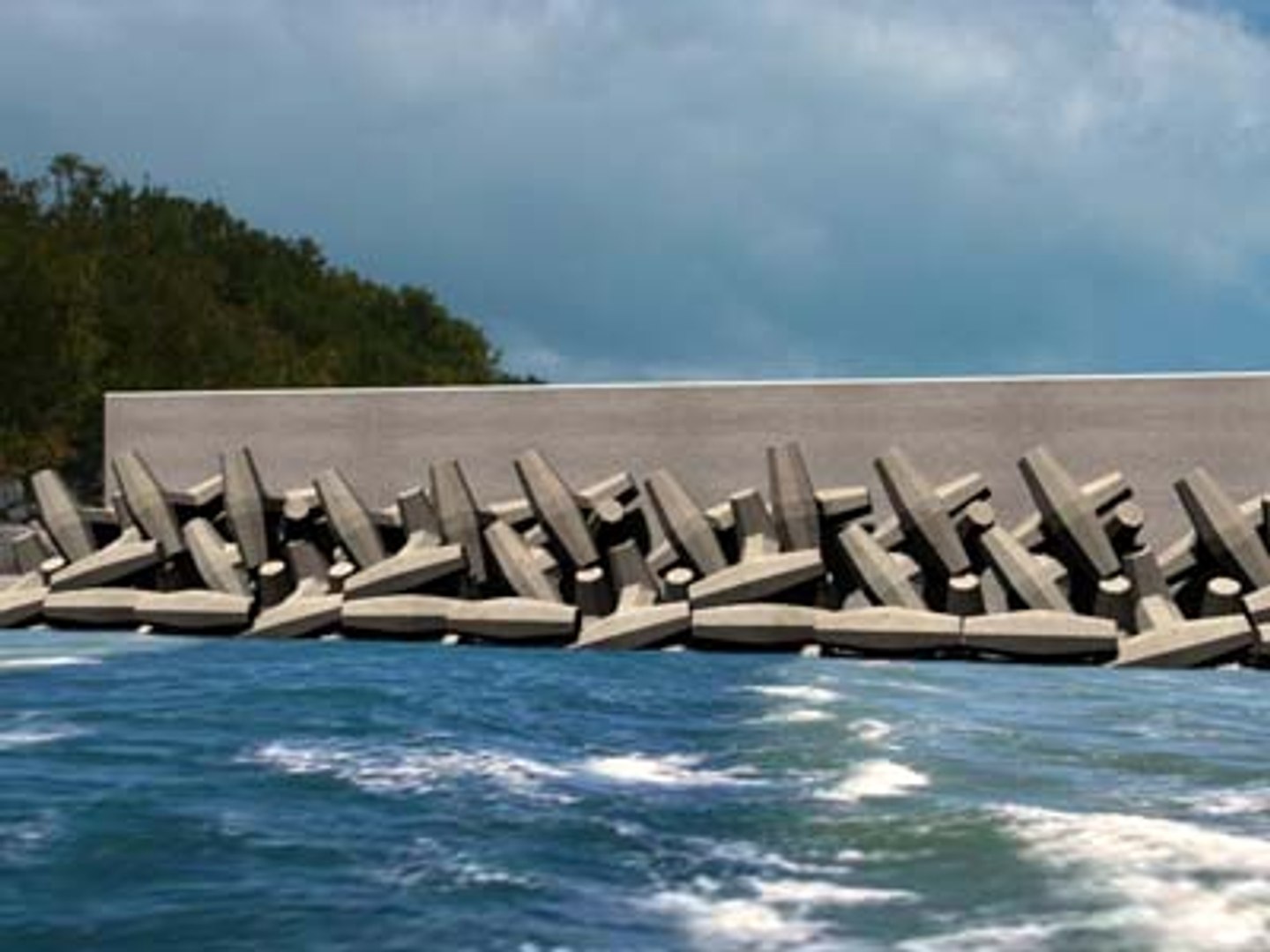 Dolos Concrete Block 3ds