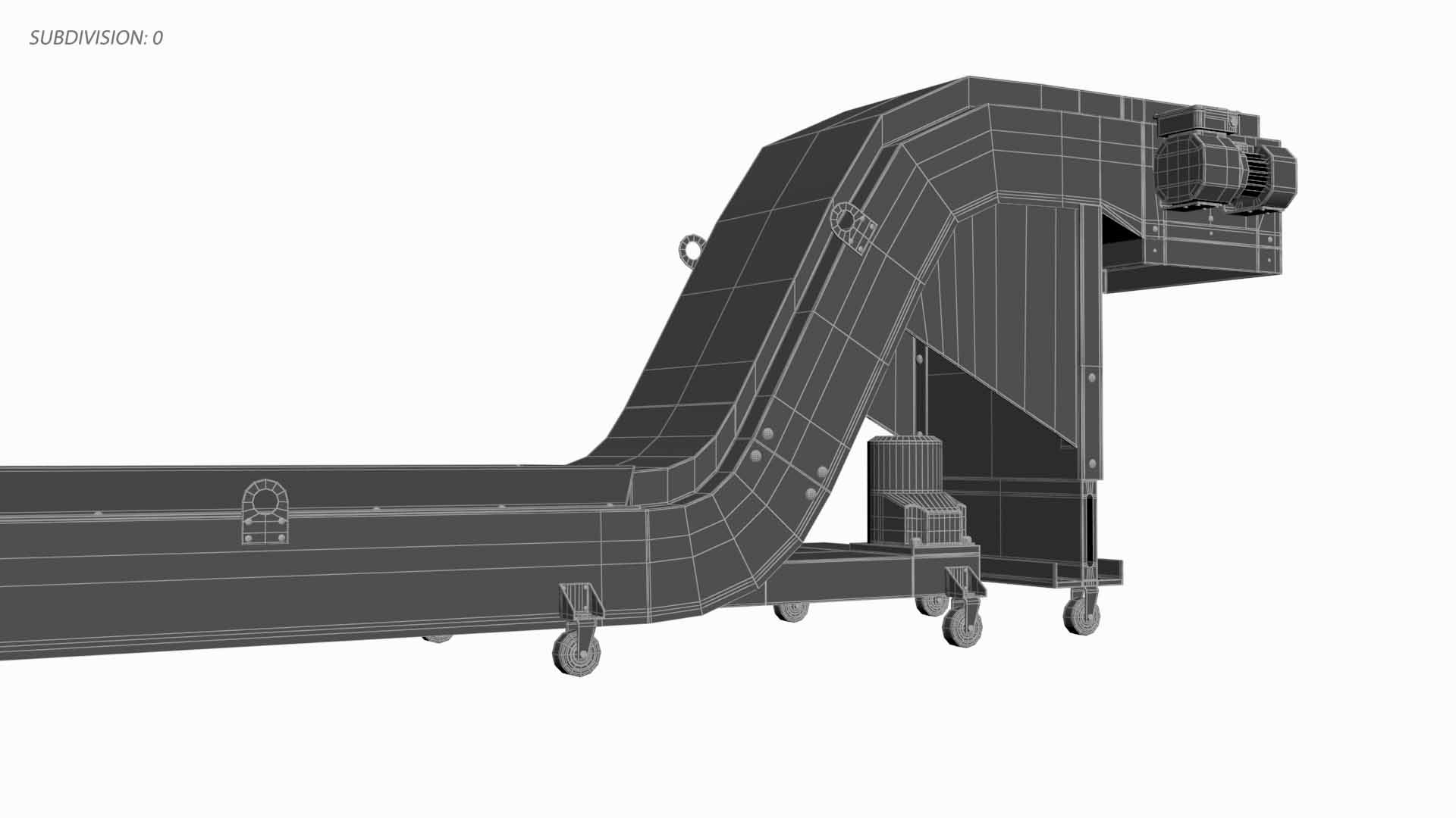 3D Conveyor Belt Machine - TurboSquid 1866903