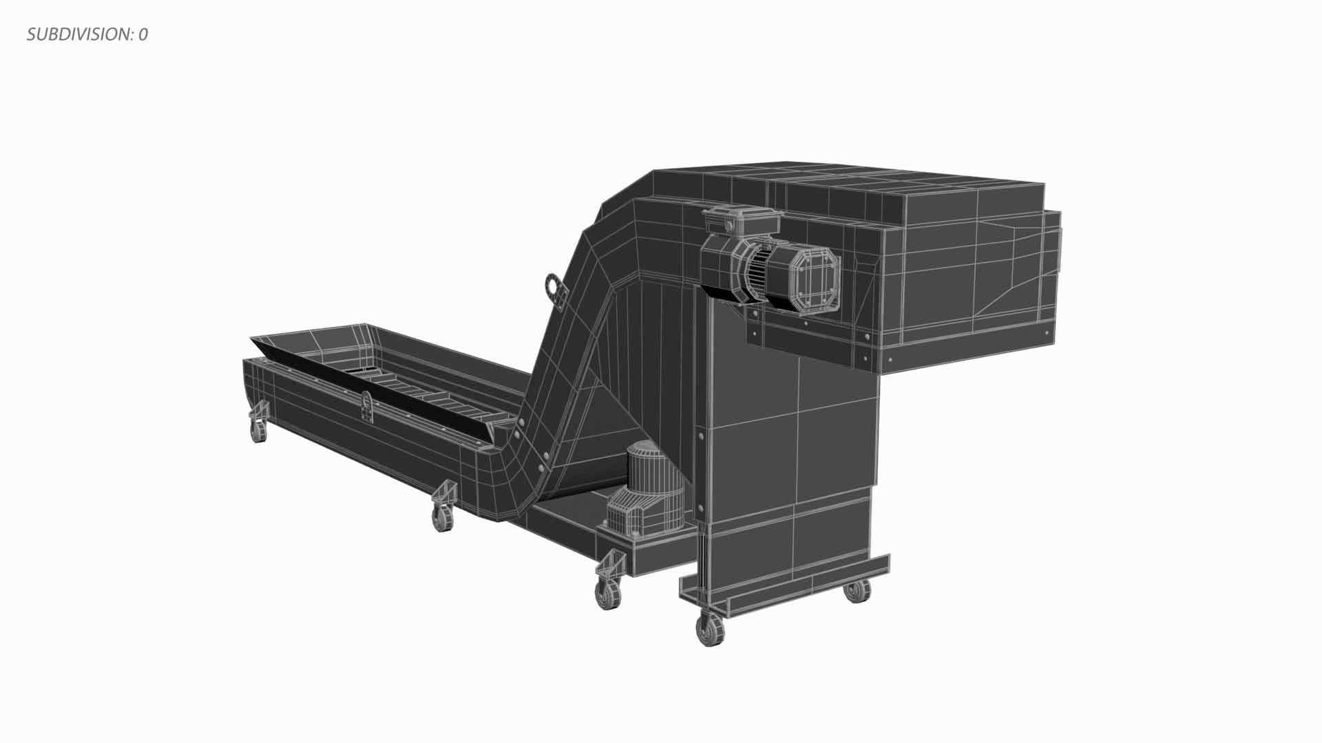 3D Conveyor Belt Machine - TurboSquid 1866903