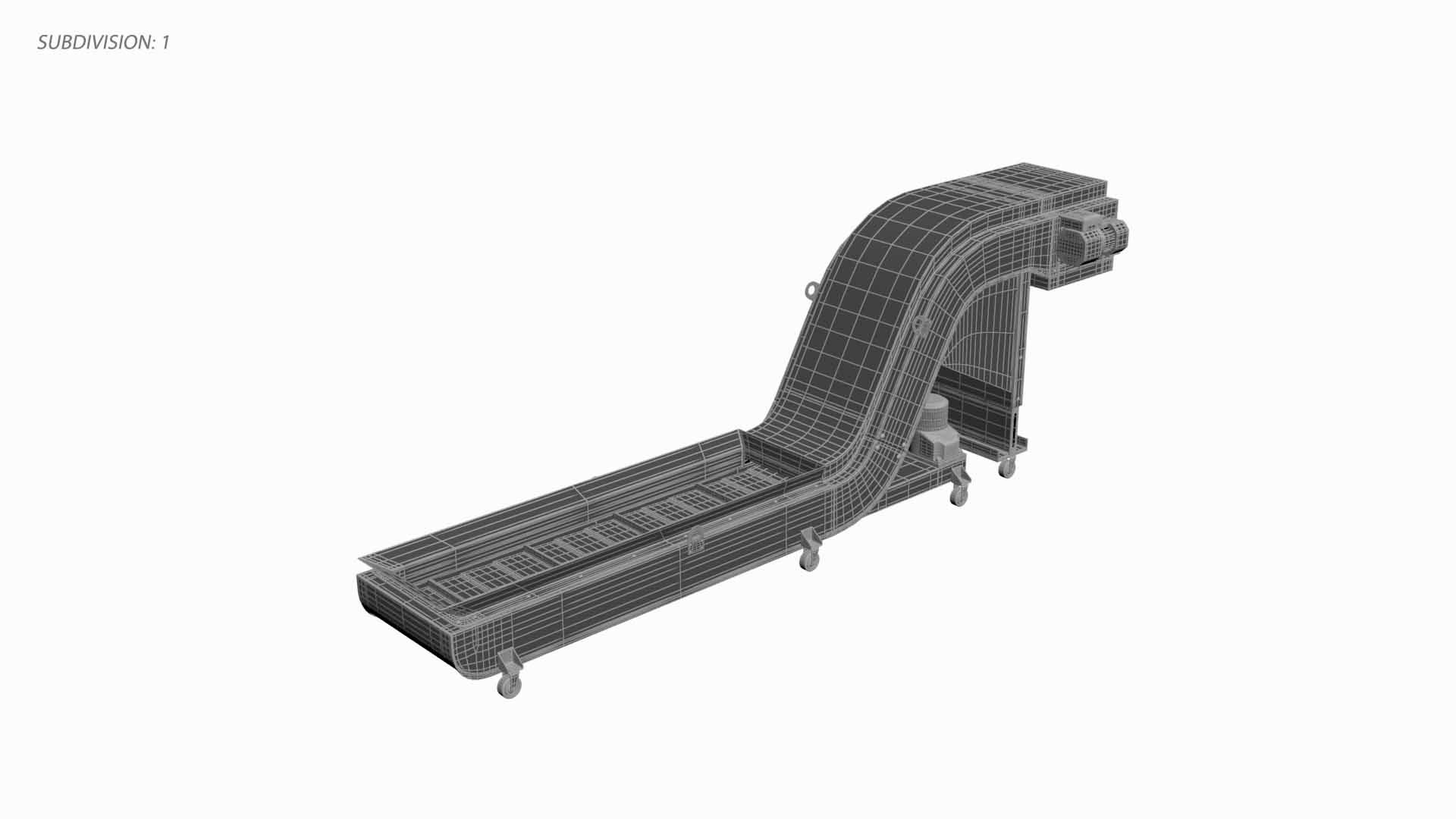 3D Conveyor Belt Machine - TurboSquid 1866903