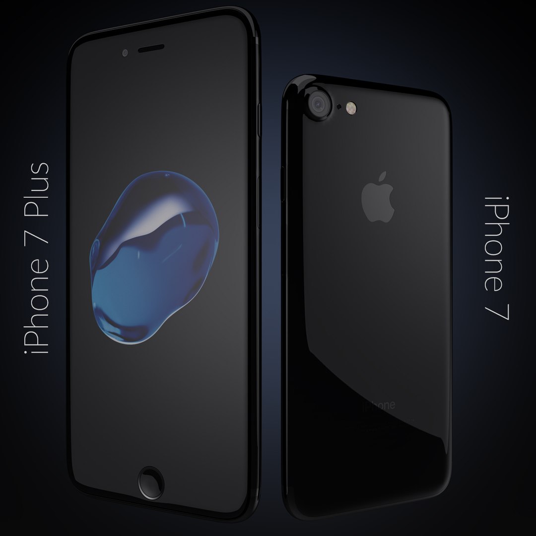 Apple Iphone 7 Jet 3d Model