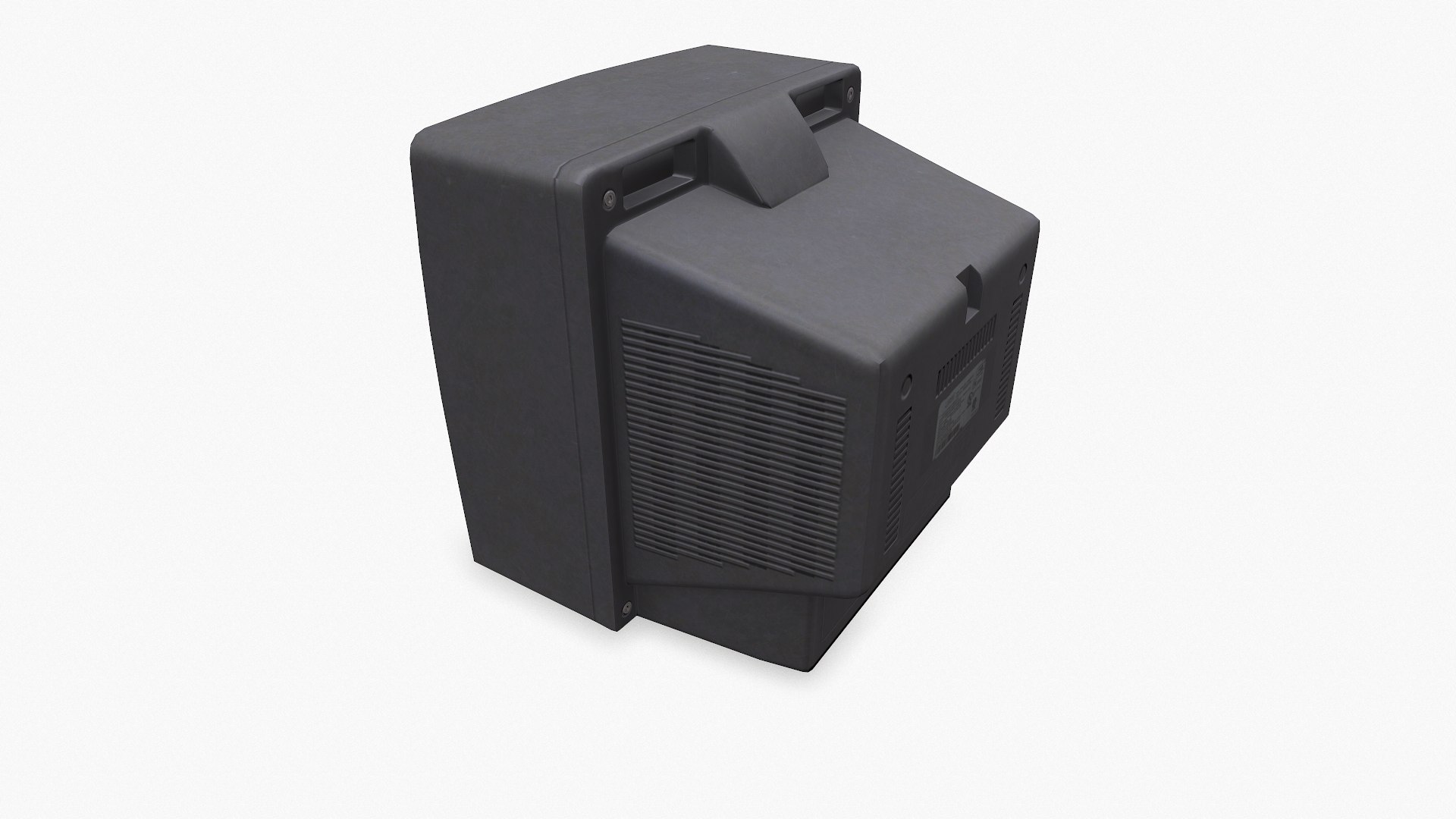 Old CRT TV Low-poly PBR 3D Model - TurboSquid 2114044