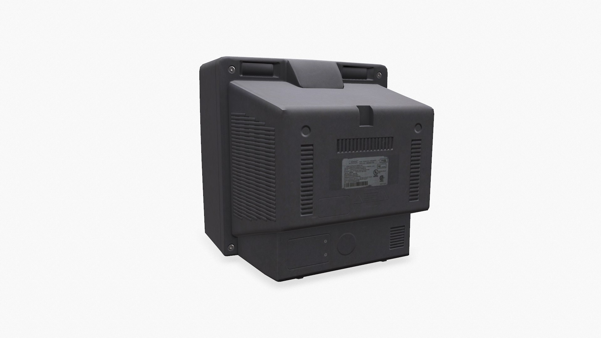 Old CRT TV Low-poly PBR 3D Model - TurboSquid 2114044