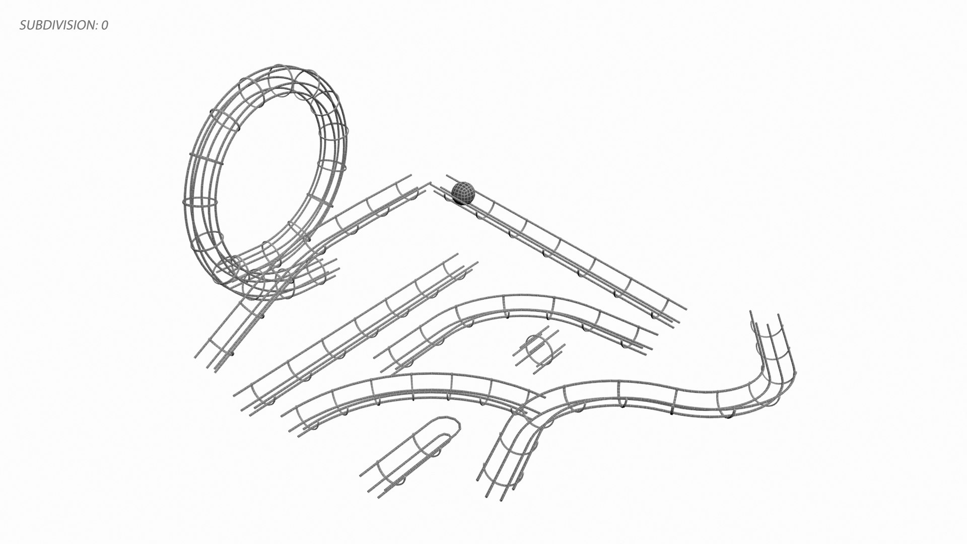 3D PinBall Rails Construction - TurboSquid 2116019