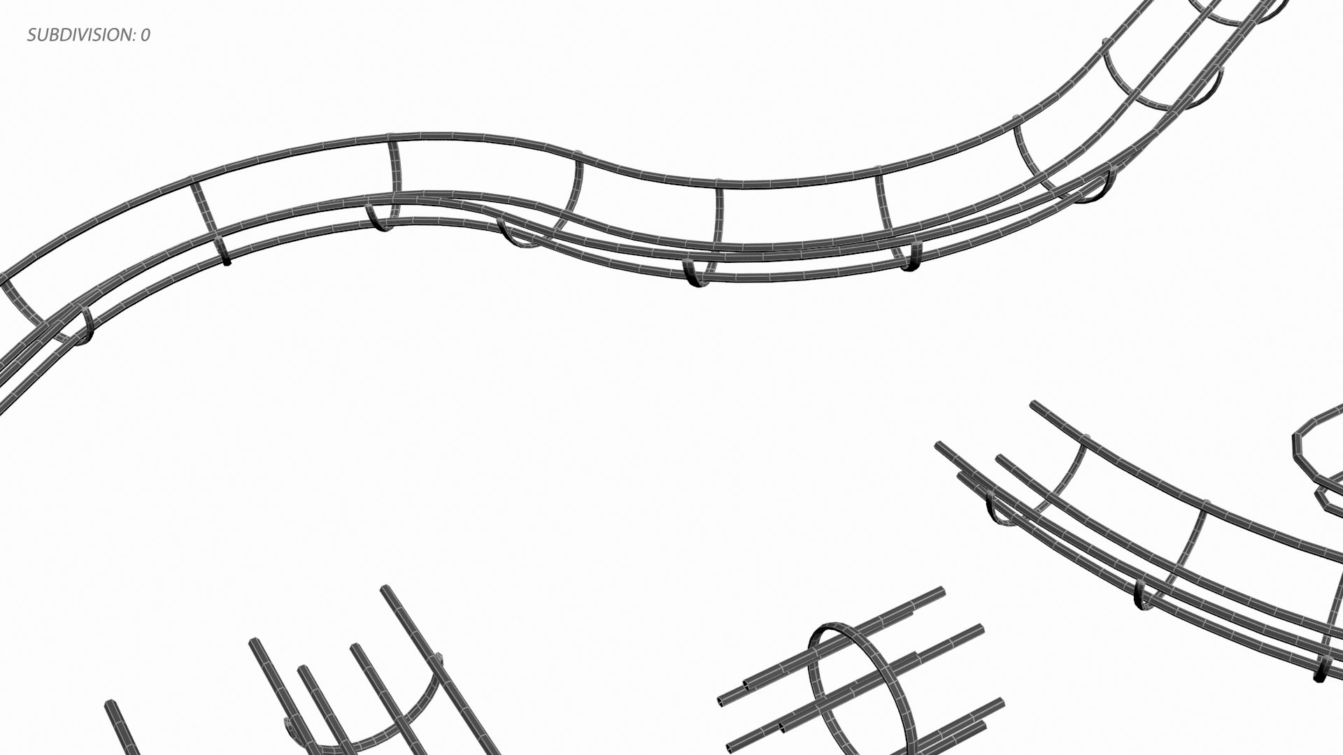 3D PinBall Rails Construction - TurboSquid 2116019