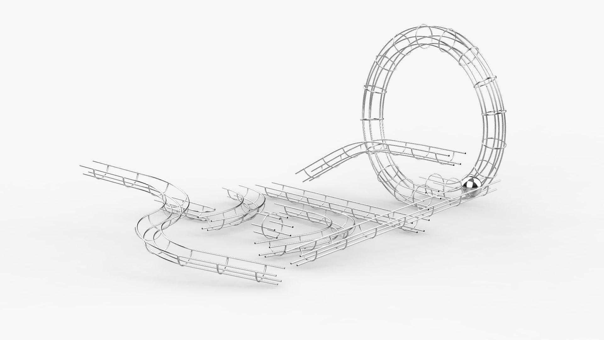 3D PinBall Rails Construction - TurboSquid 2116019
