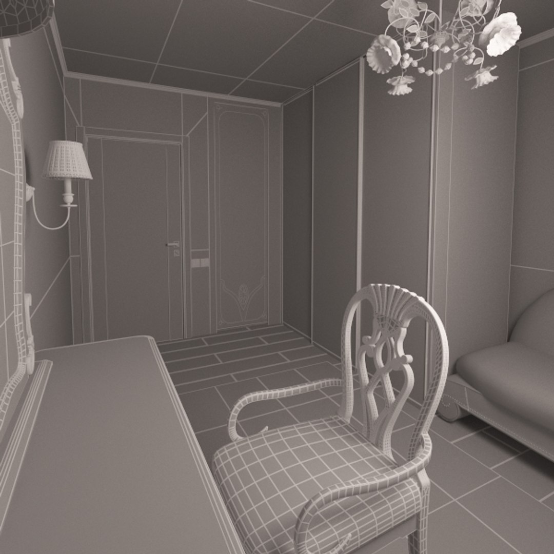Interior Scene 3d Max