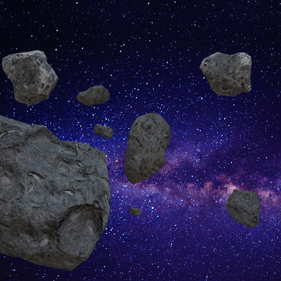 Realistic Asteroid Pack Model - TurboSquid 1222271