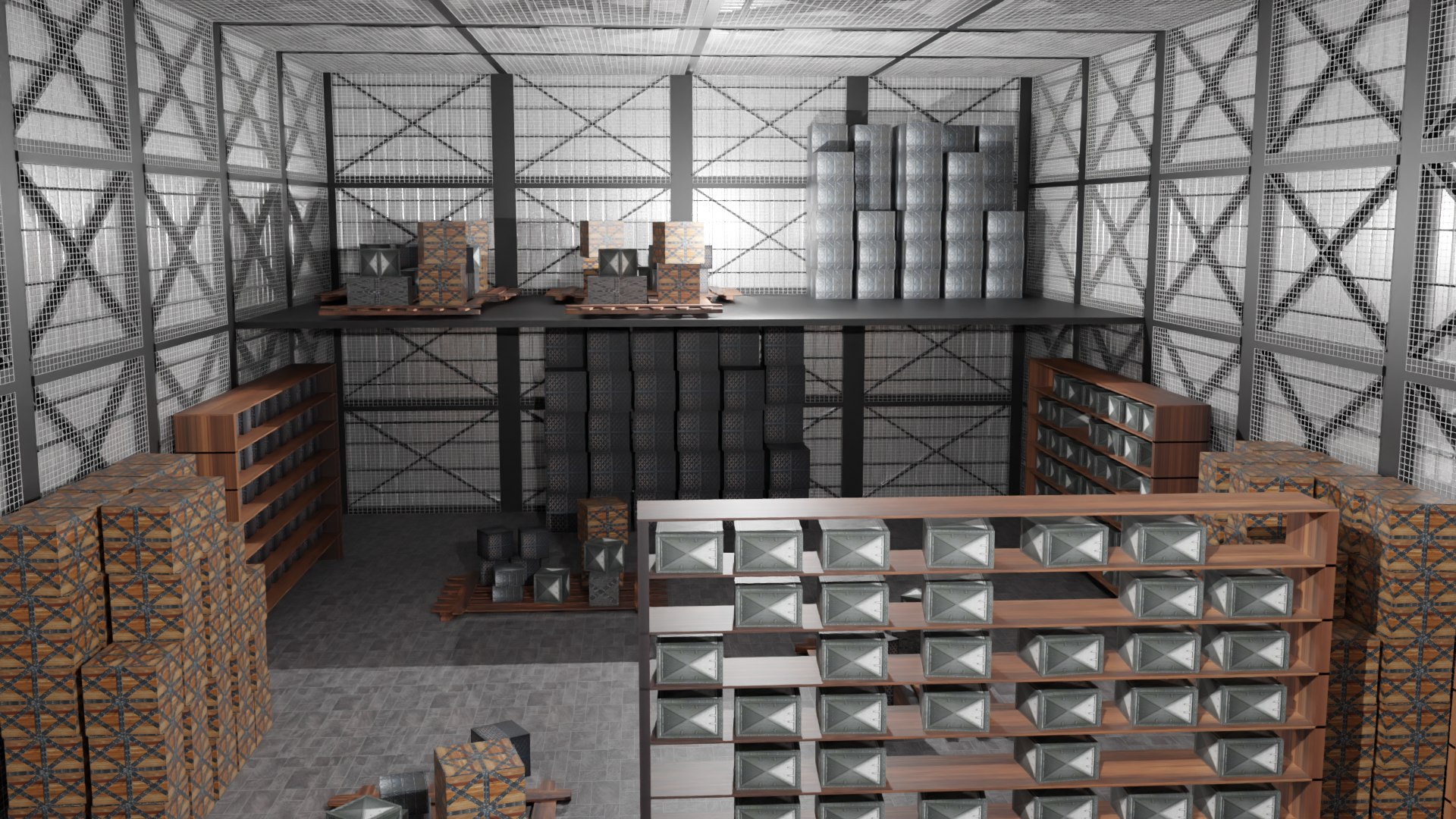 Warehouse Interior Model - TurboSquid 2179223