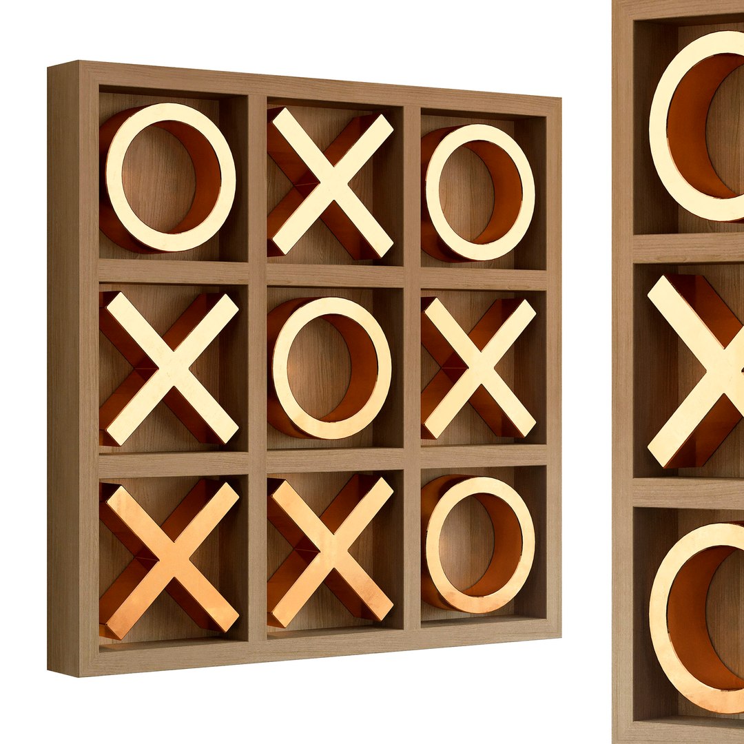 3D Model Everly Quinn Tictac Wall Decoration - TurboSquid 1968973