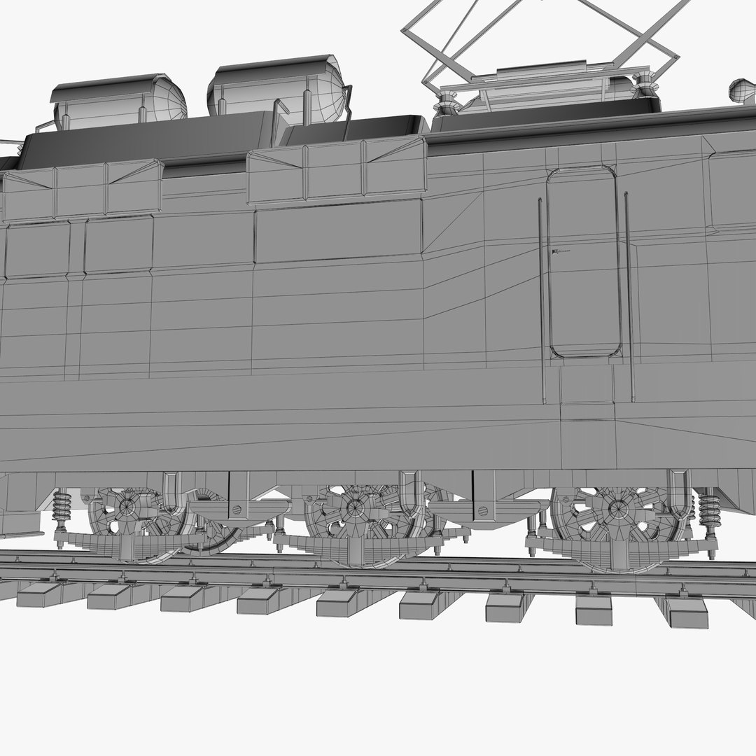 electric locomotive 3d x