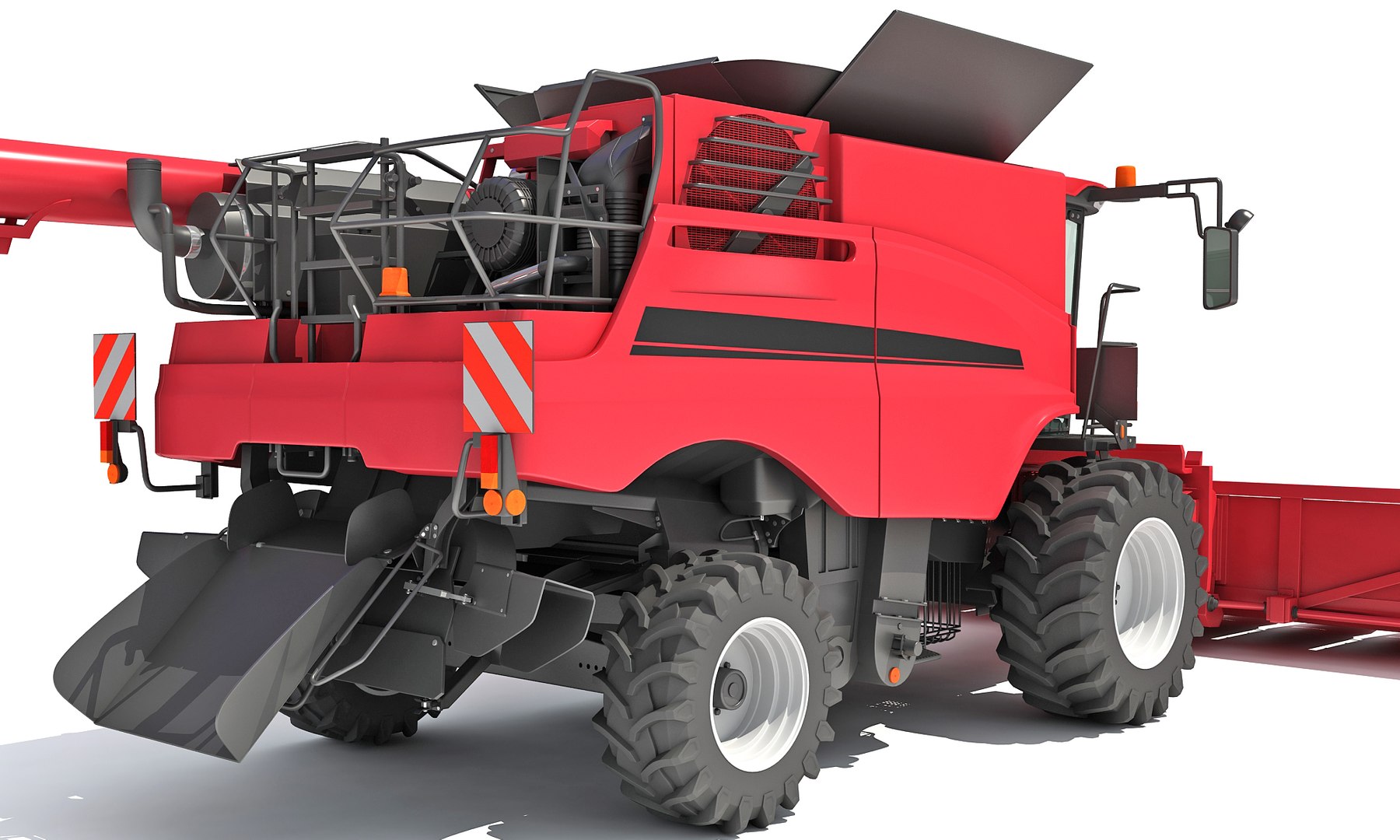 Corn Combine Harvester 3D Model - TurboSquid 1466016