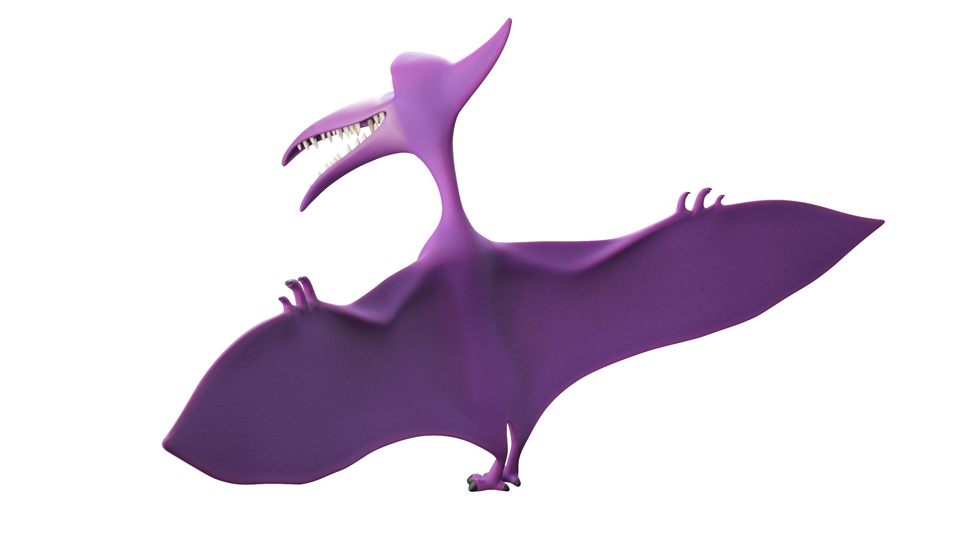 Cartoon Dinosaur Pterodactyl 3D Model - TurboSquid 2022685