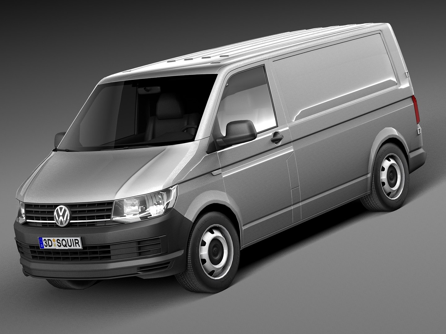 3d Model Hq Volkswagen Transporter