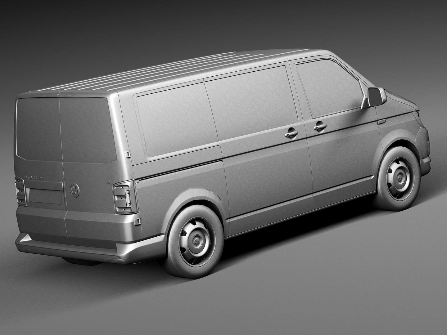 3d Model Hq Volkswagen Transporter