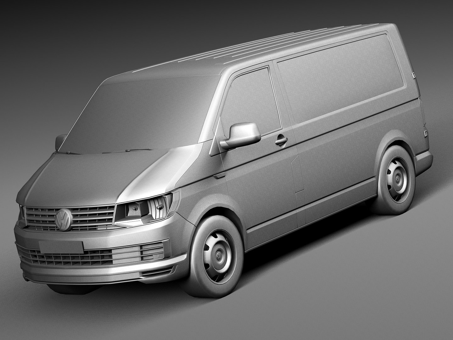 3d Model Hq Volkswagen Transporter