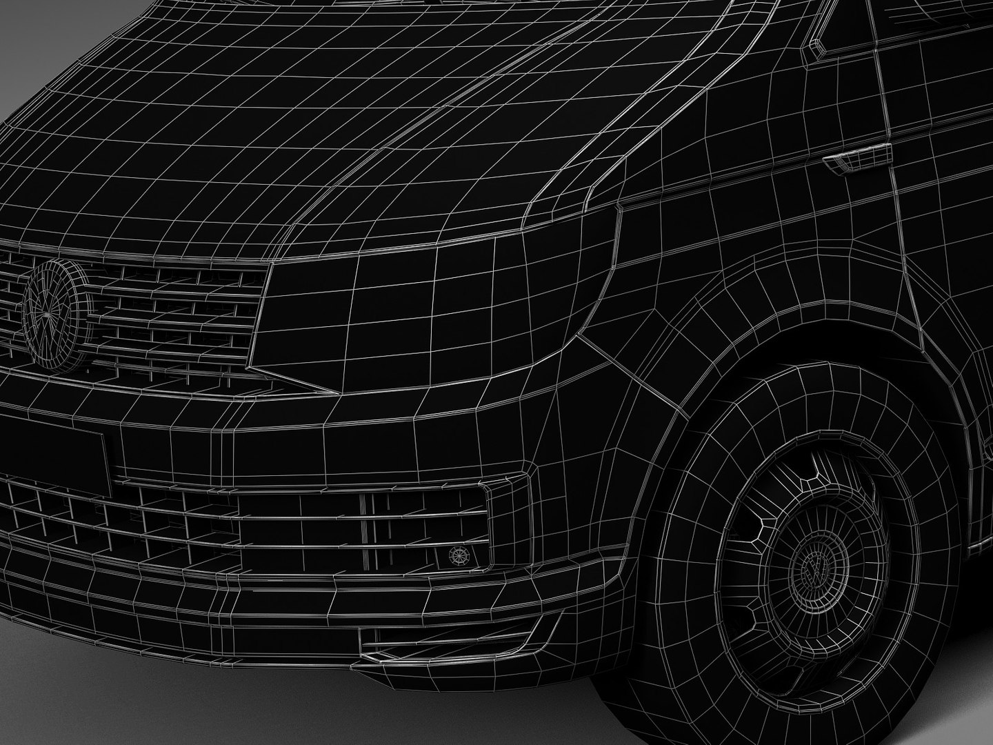 3d Model Hq Volkswagen Transporter