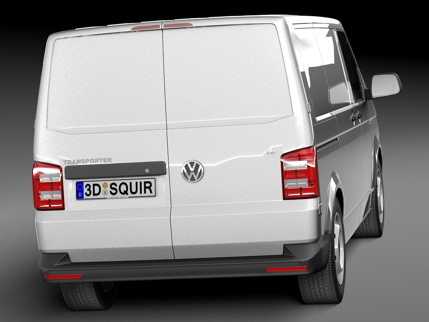 3d Model Hq Volkswagen Transporter