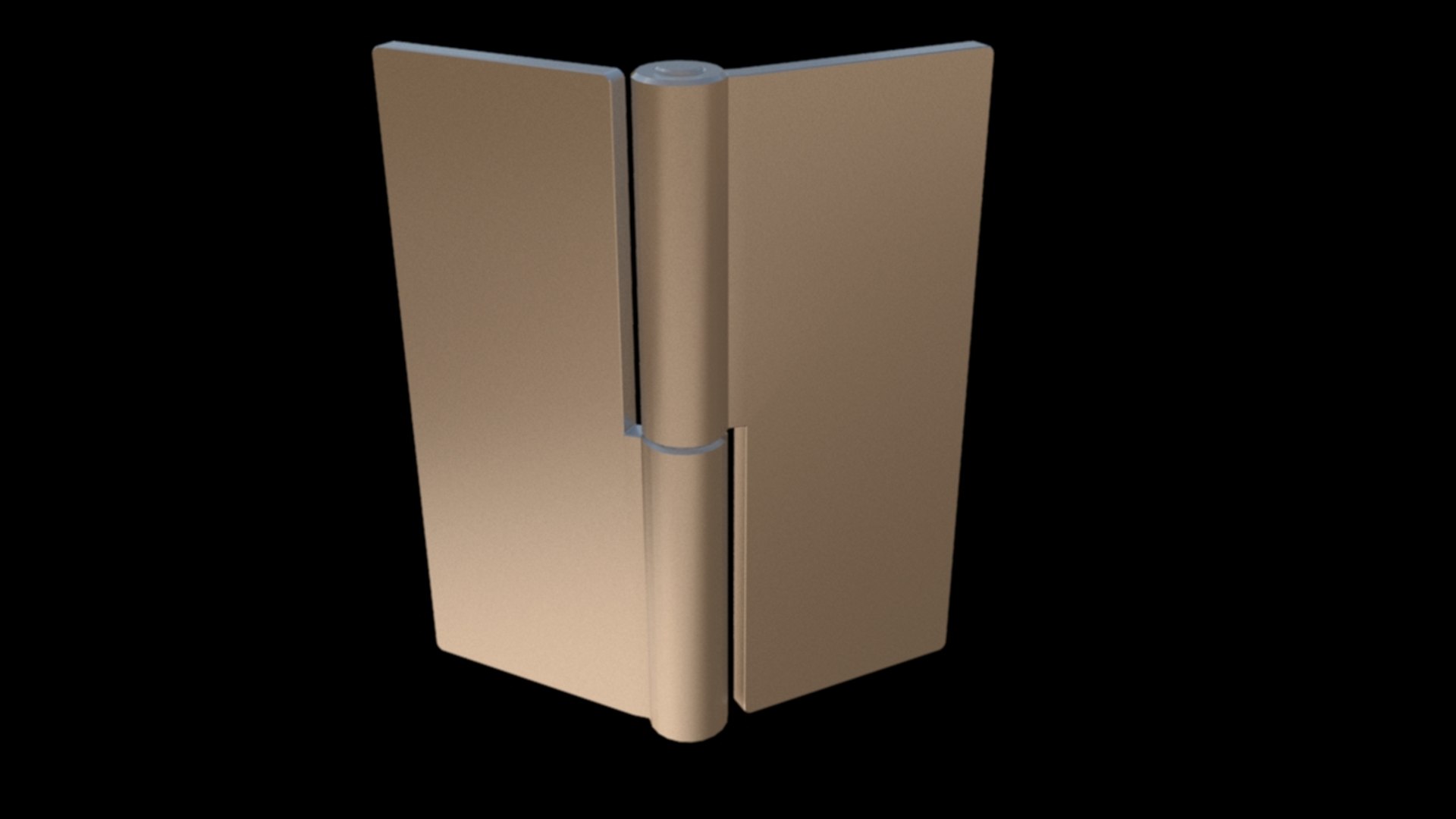 3d simple hinge model