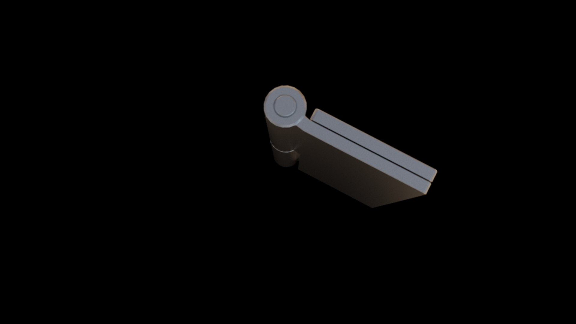 3d simple hinge model