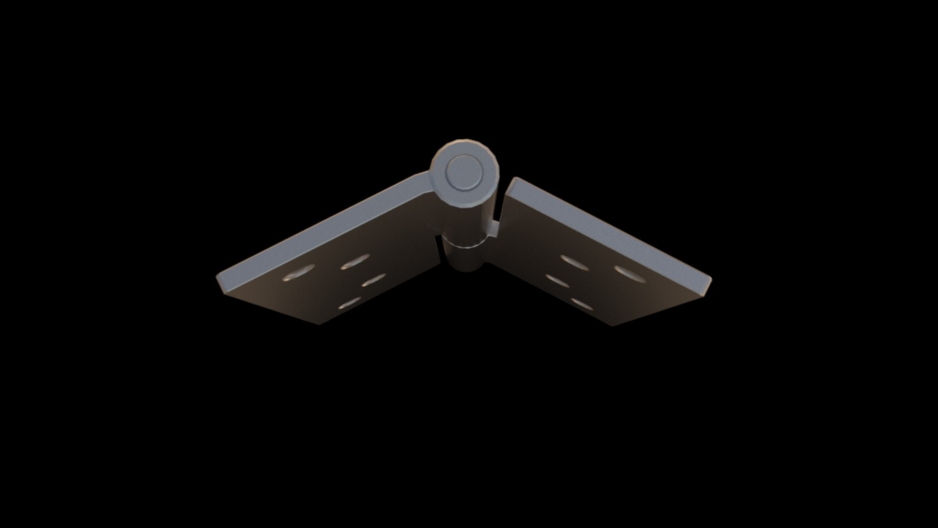 3d simple hinge model