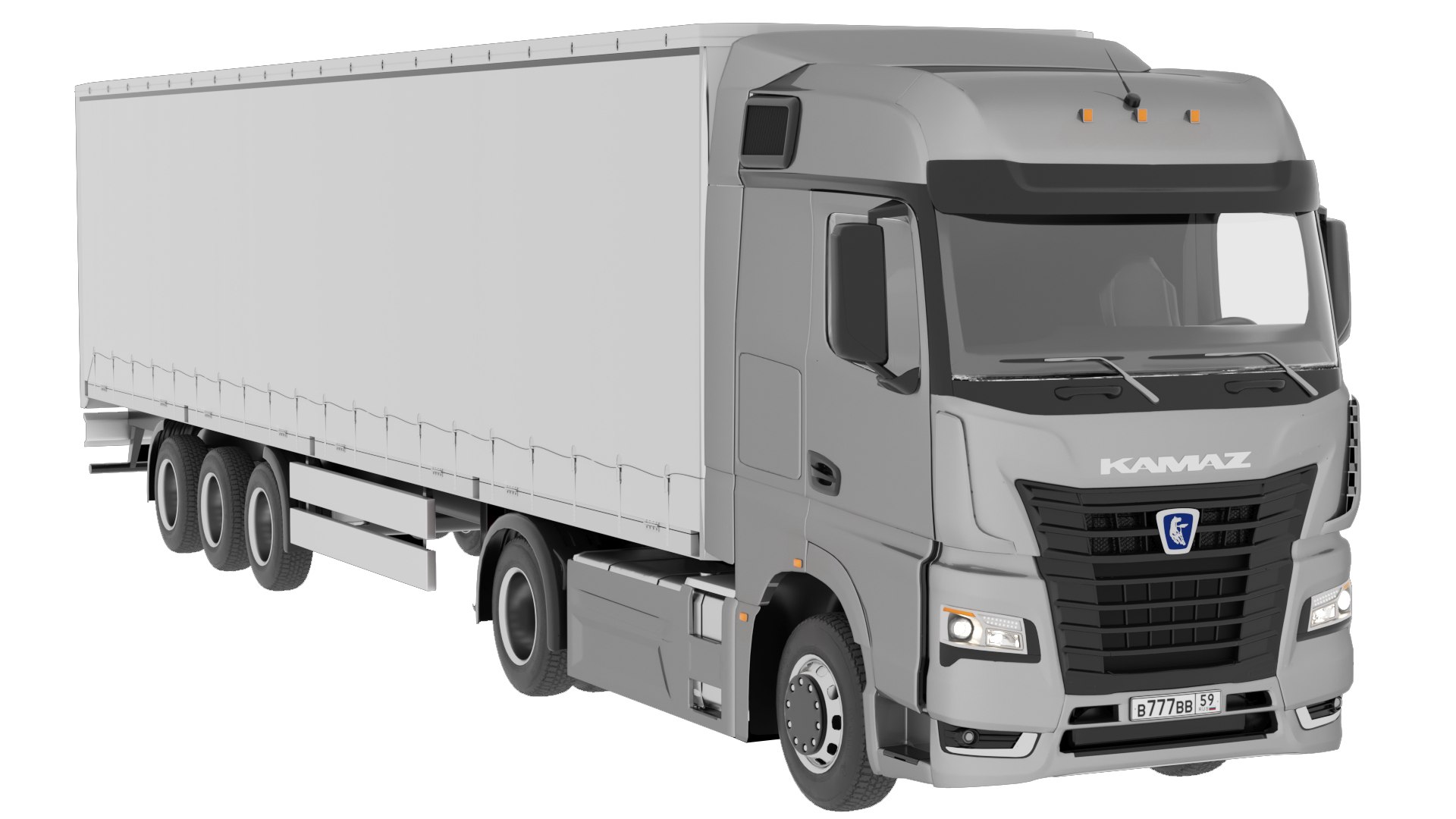 Kamaz 3D Model - TurboSquid 2417209