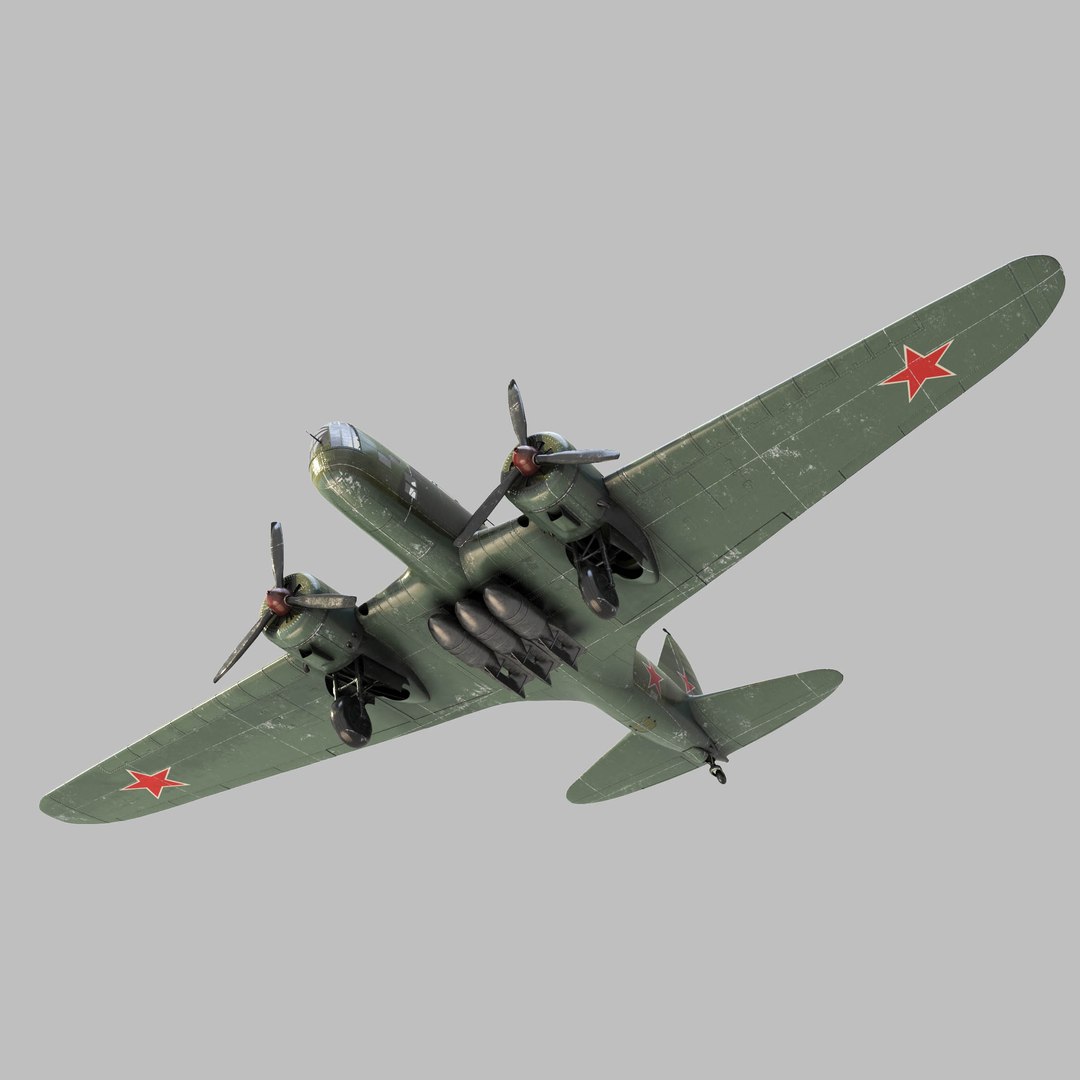 3d Model Db-3 Bomber
