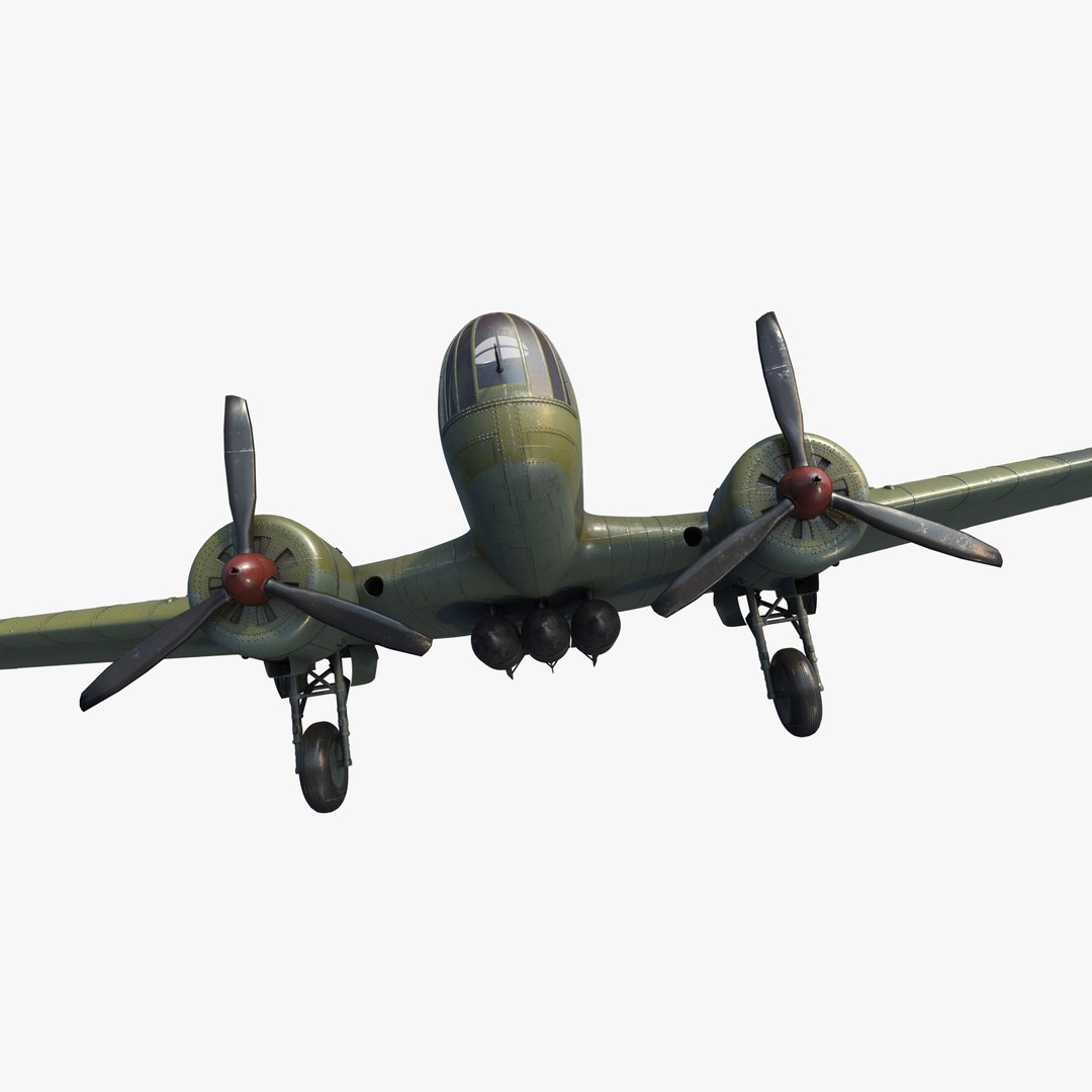 3d Model Db-3 Bomber
