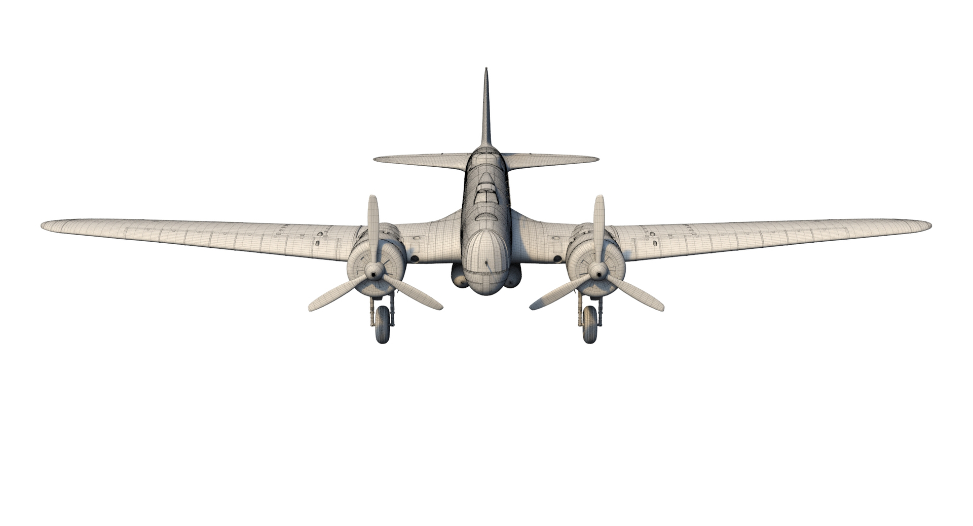 3d Model Db-3 Bomber