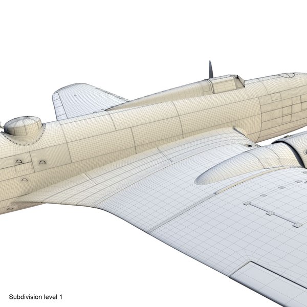 3d model db-3 bomber