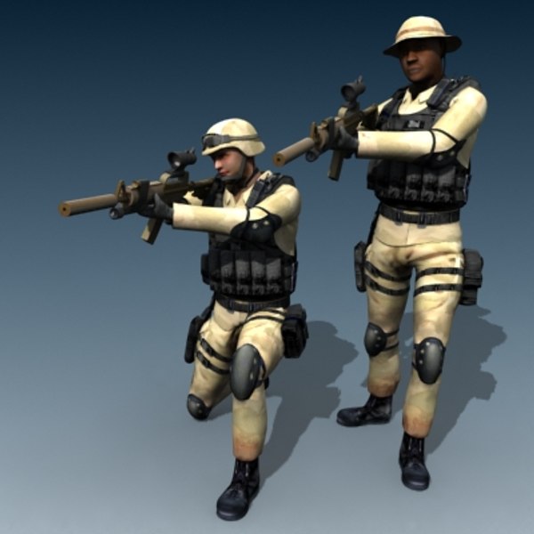 modelo 3d EQUIPO Delta Force - TurboSquid 248587